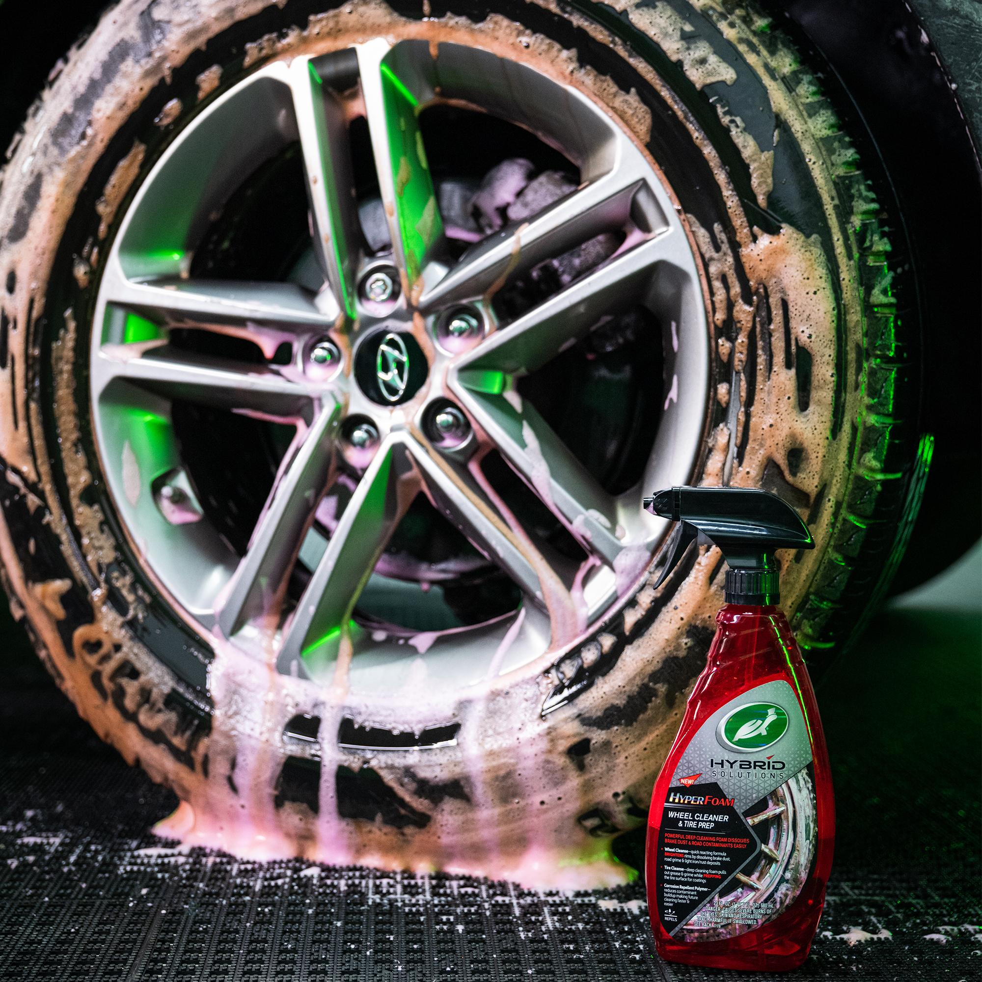 Turtle Wax Hybrid Solutions Hyperfoam Wheel Cleaner and Tire Prep 23oz ...