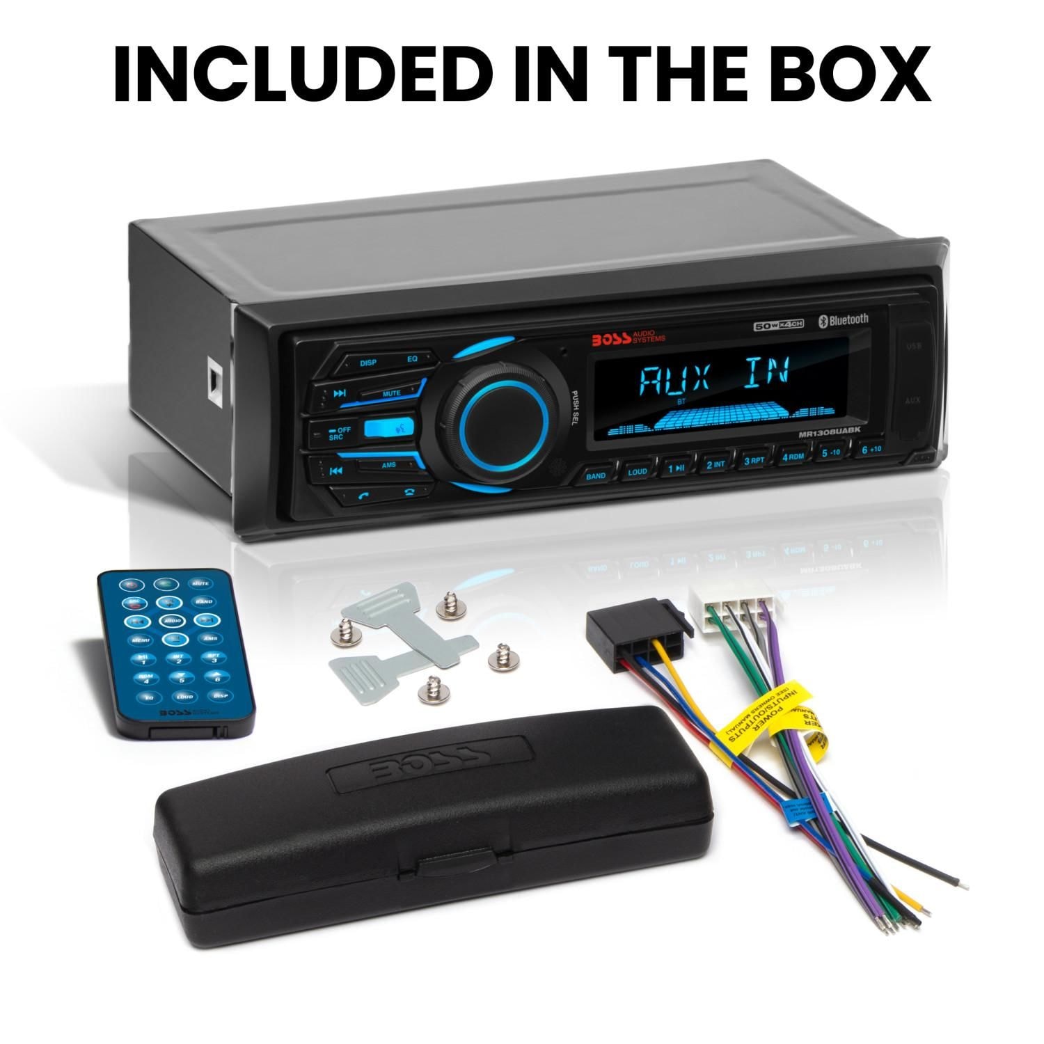 Boss Audio AM/FM Black Marine Bluetooth Receiver | AutoZone