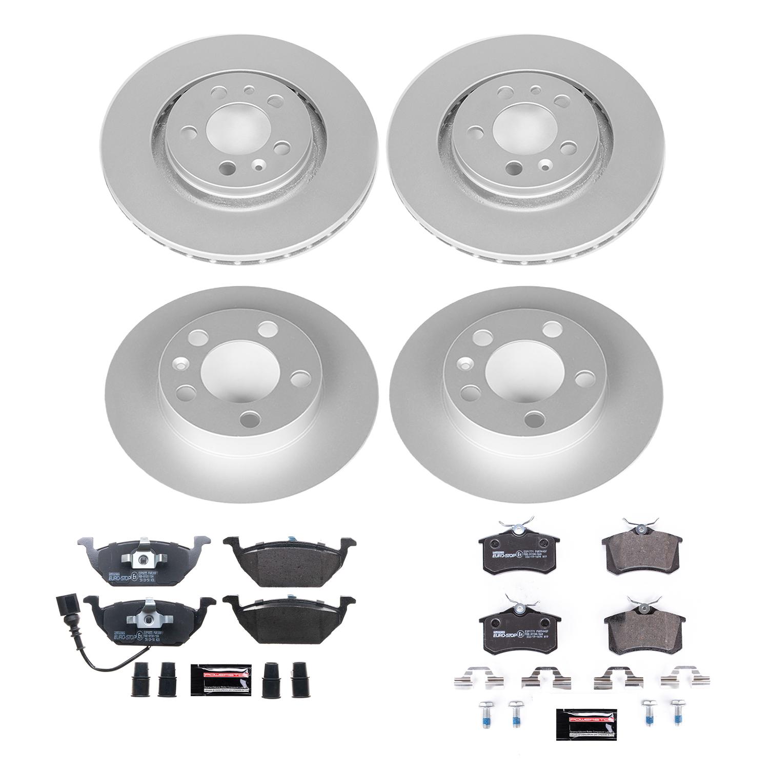 Euro-Stop Performance Brake Pads / Rotors Kit ESK840 | AutoZone