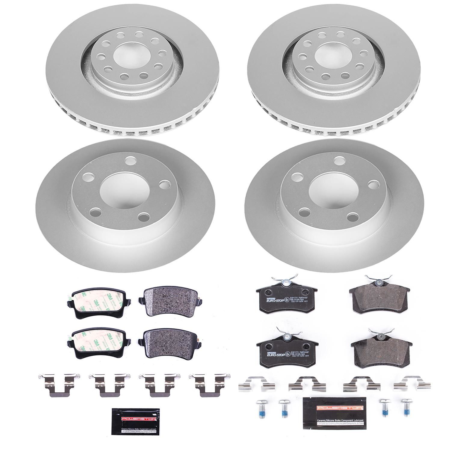 Euro-Stop Performance Brake Pads / Rotors Kit ESK889 | AutoZone