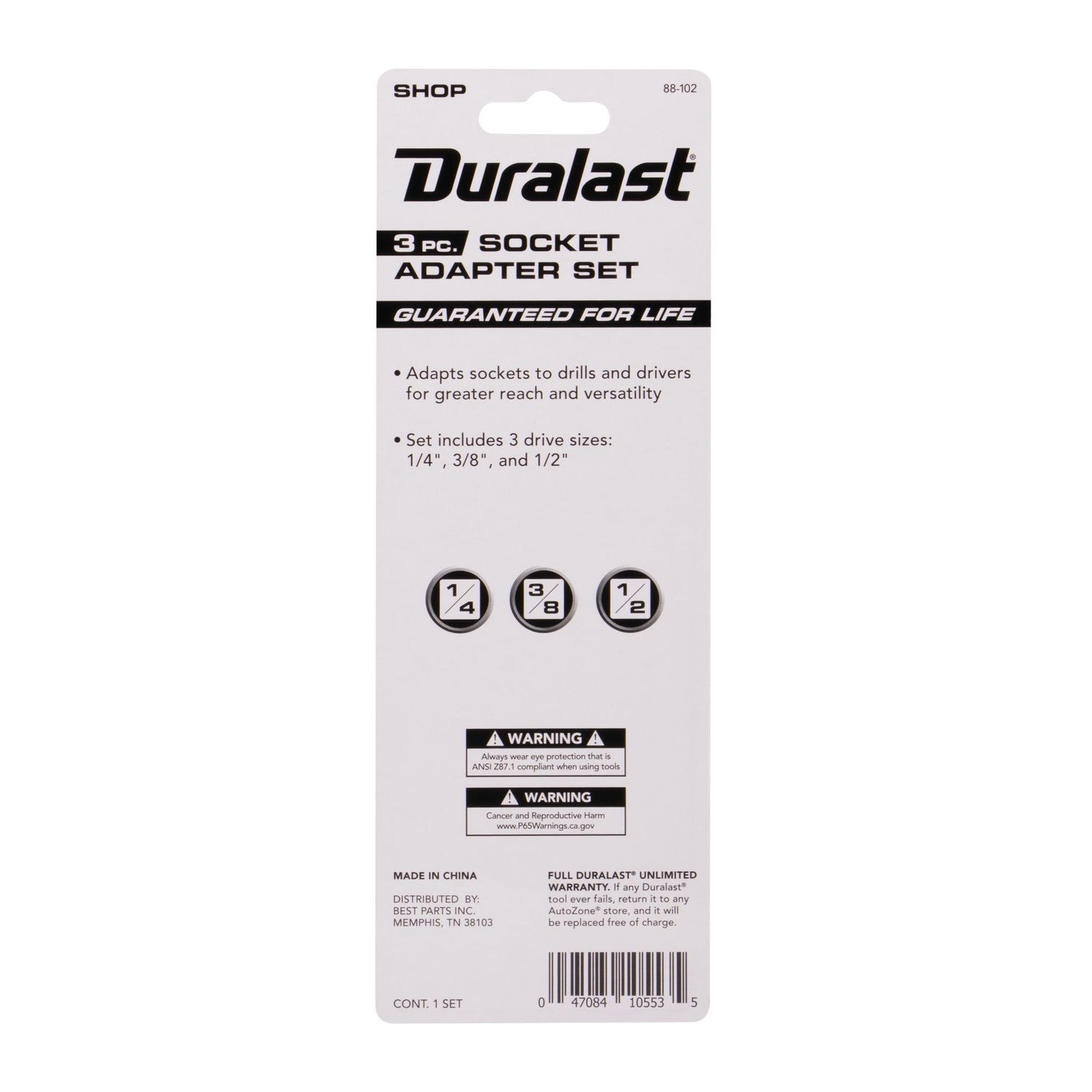 Duralast Socket Adapter Set | AutoZone