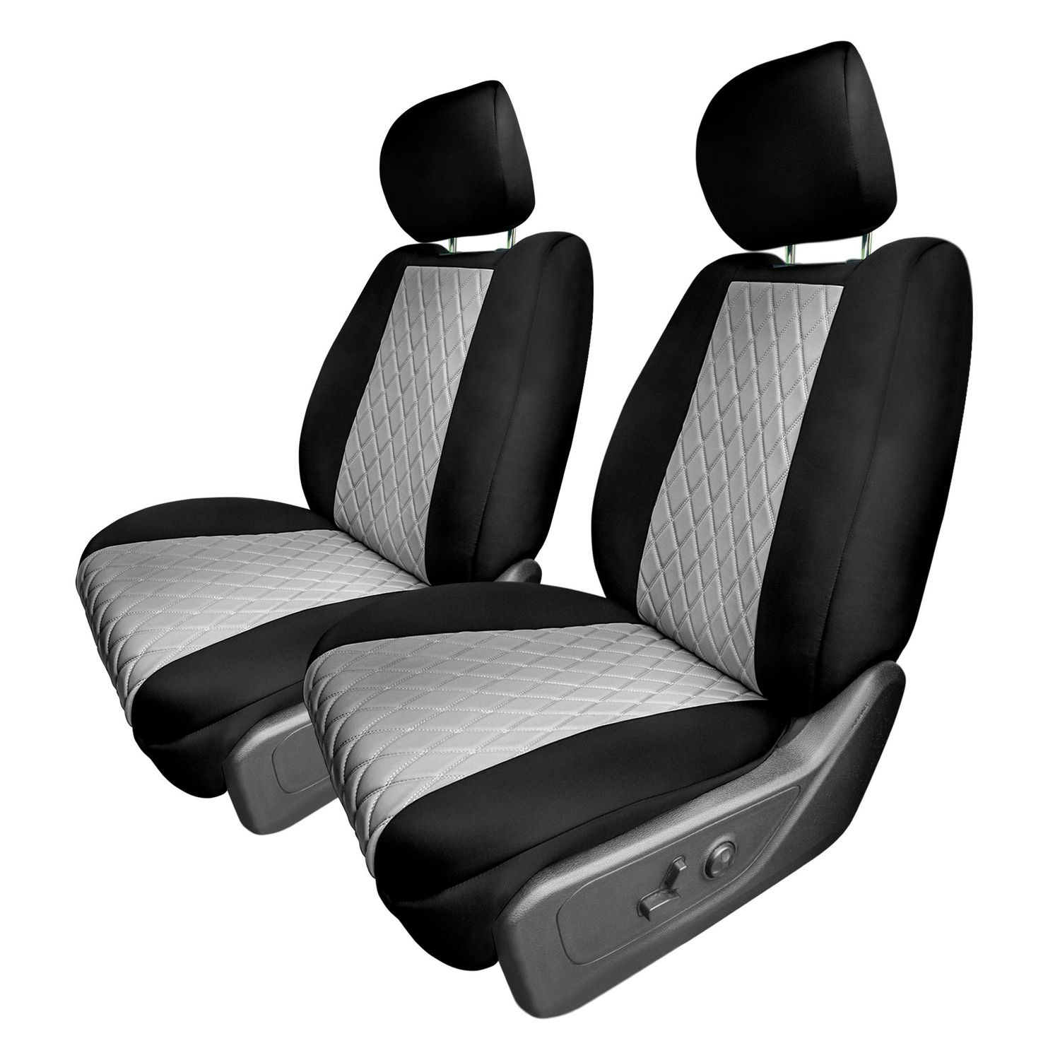 FH Group Gray Neoprene Seat Cover Set | AutoZone