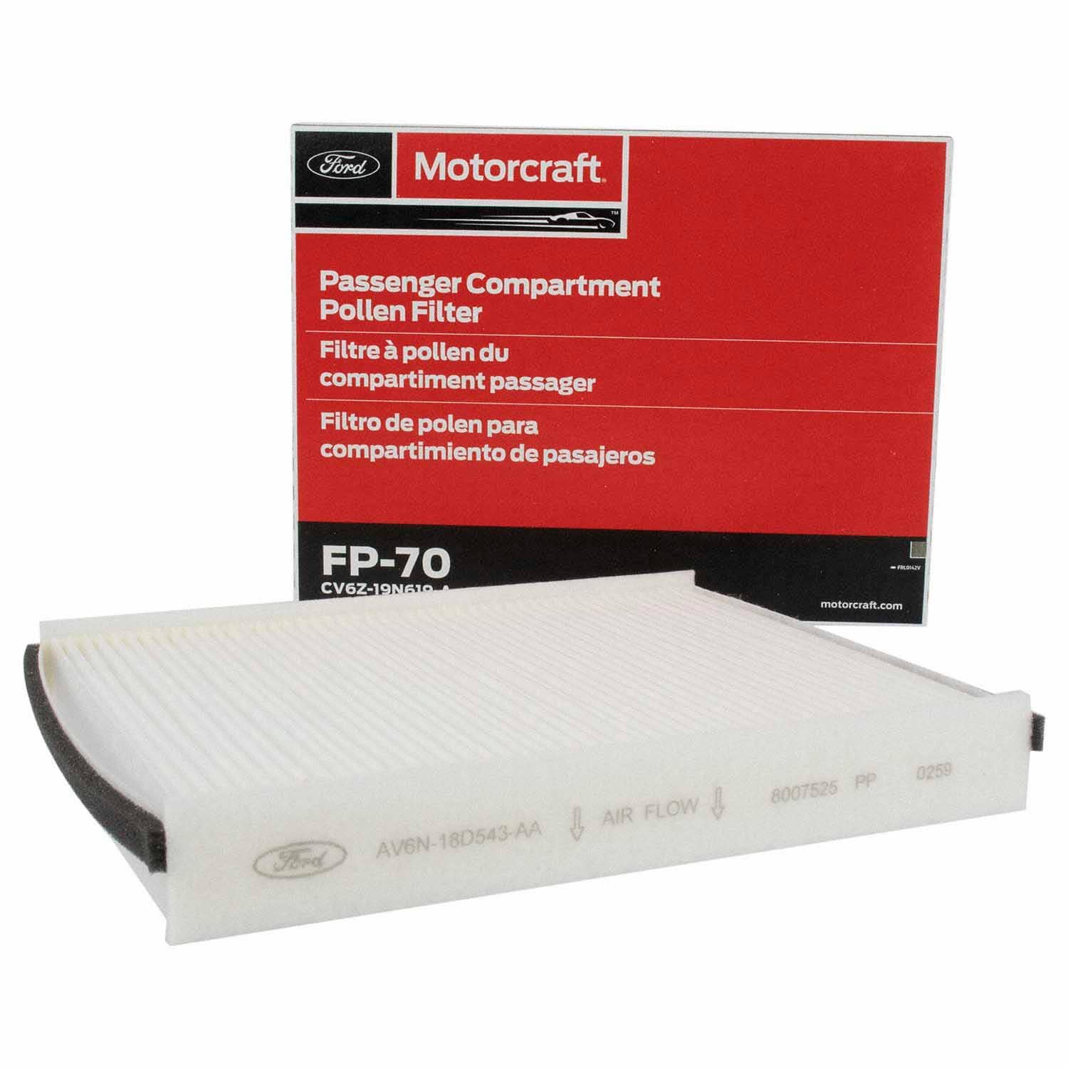 Motorcraft Cabin Air Filter FP-70 | AutoZone