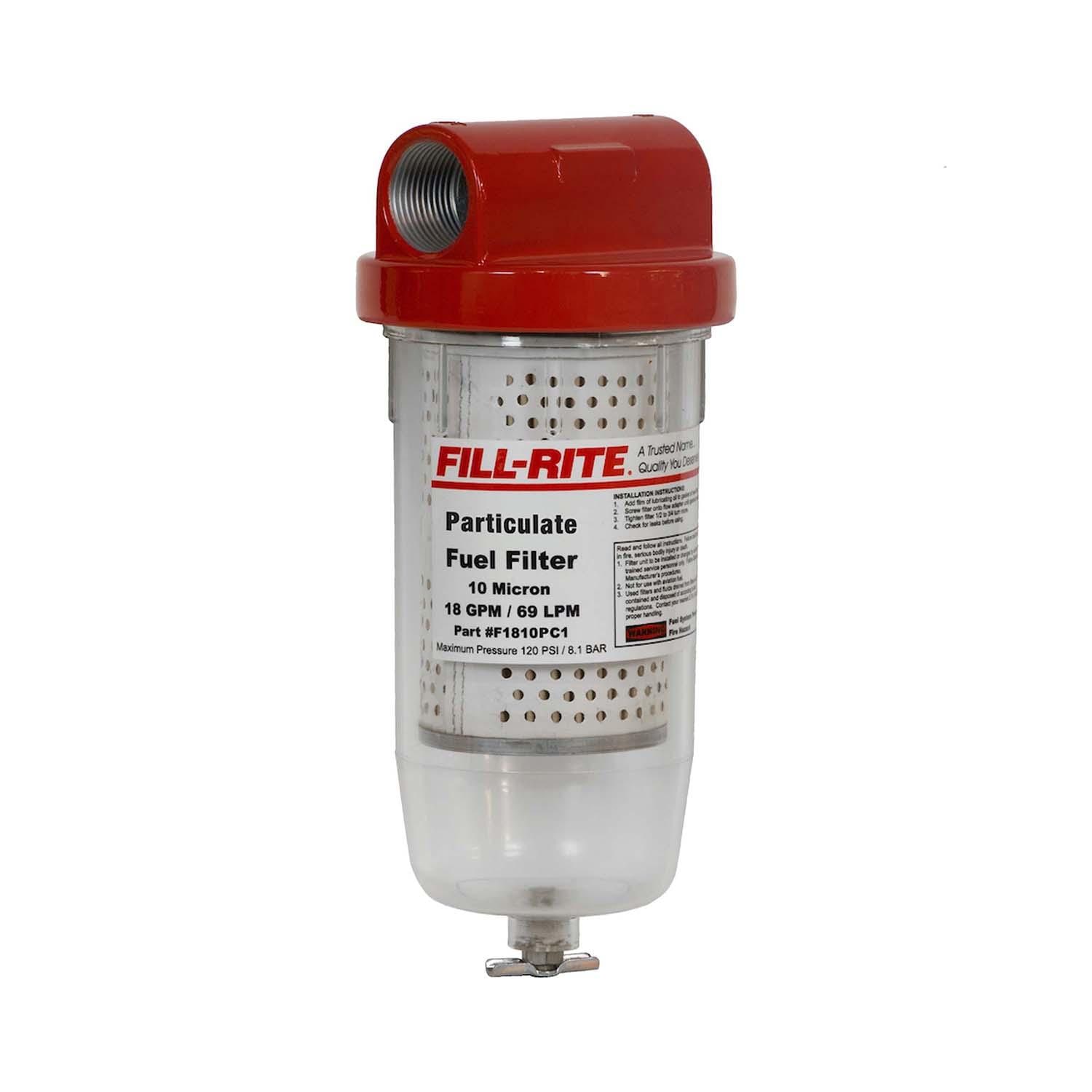 Fill-Rite Fuel Transfer Tank Filter F1810PC1 | AutoZone