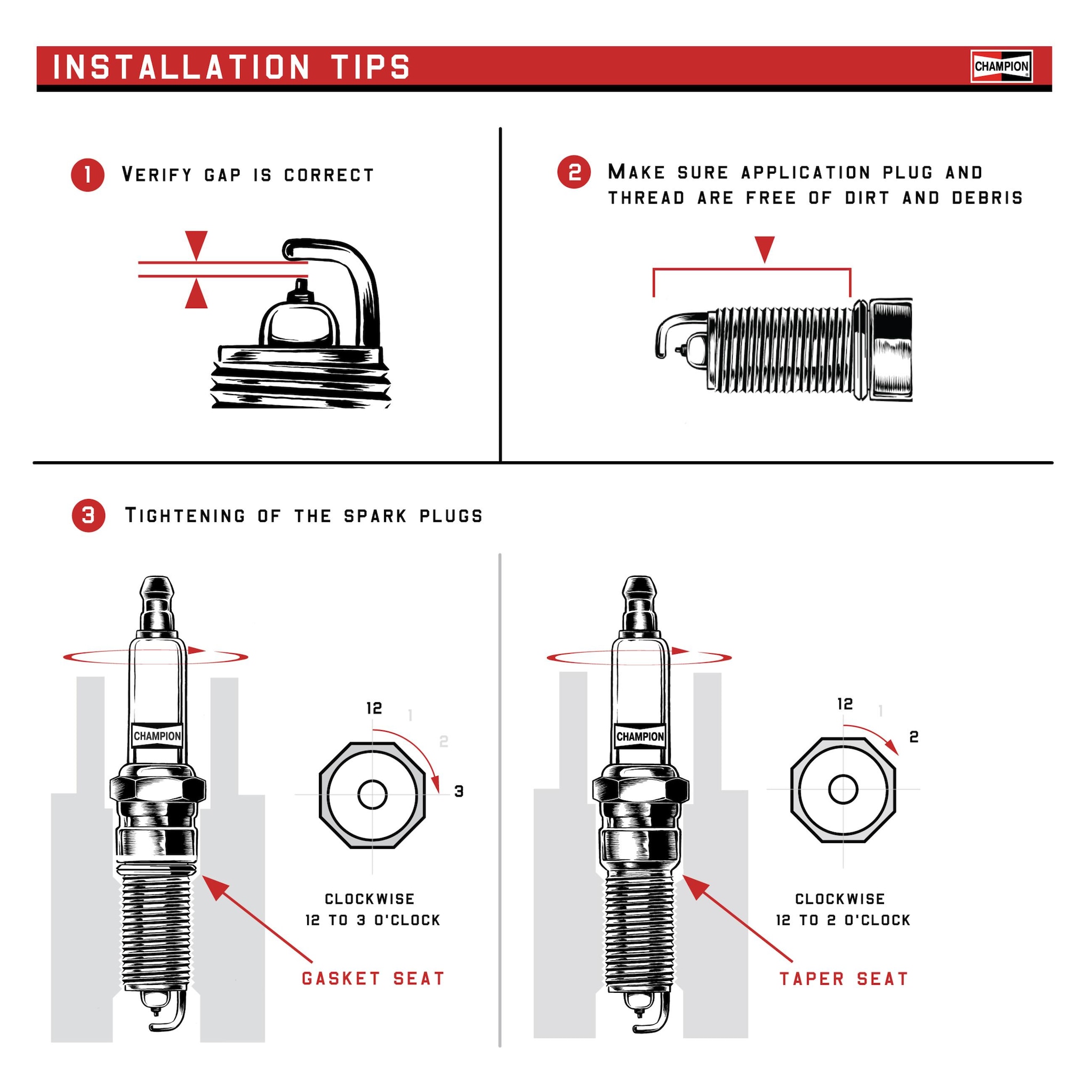 Champion Iridium Spark Plug 9407 | AutoZone
