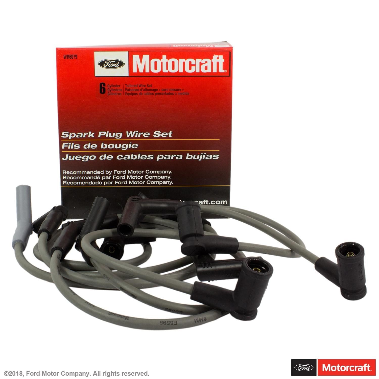 Motorcraft Silicone Spark Plug Wire Set WR-6079 | AutoZone