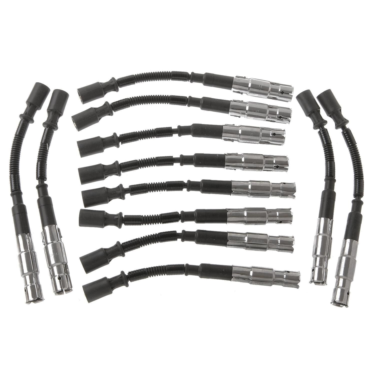 Duralast Gold Metal Shielded Silicone Insulated Spark Plug Wire Set ...