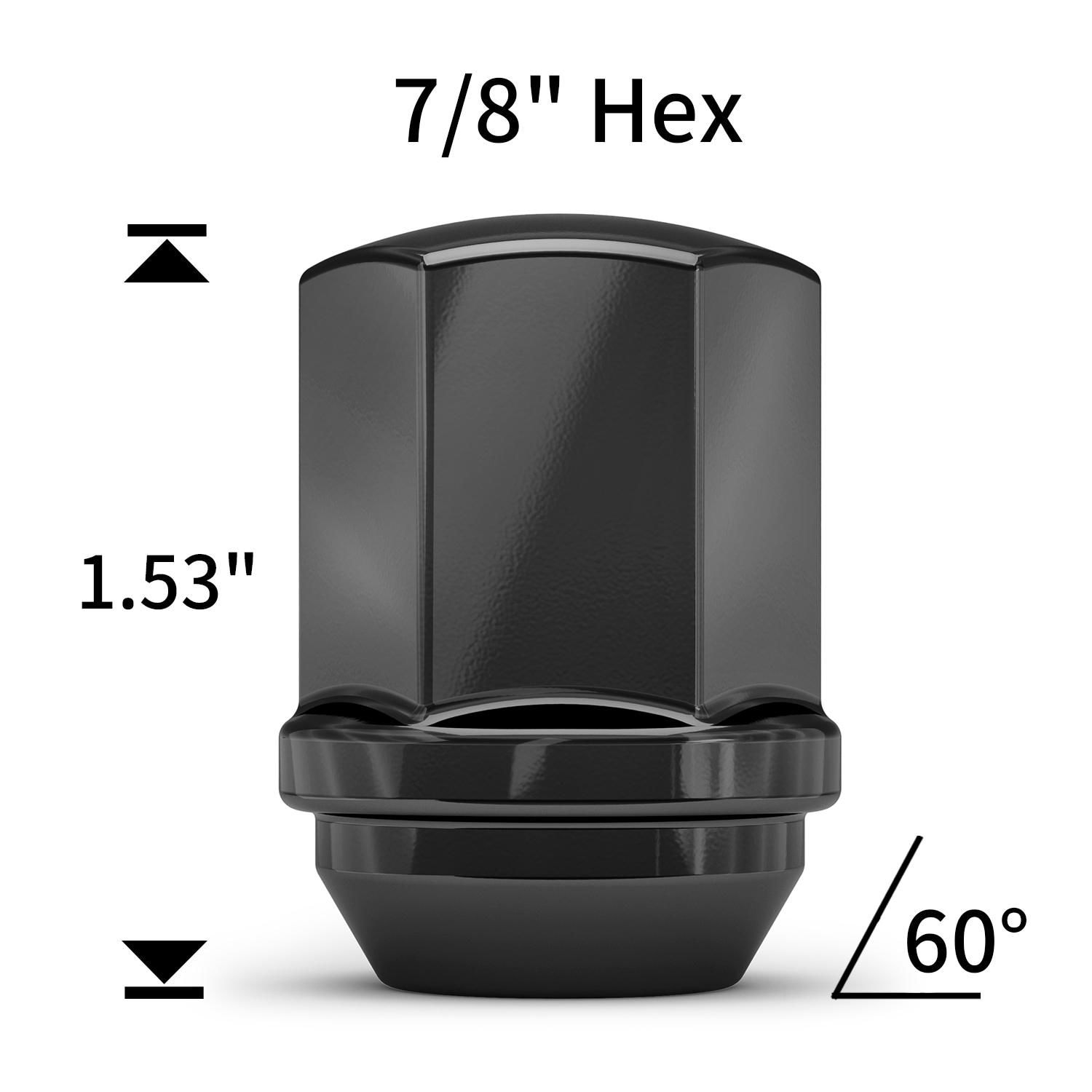 White Knight Wheel Lug Nut 1709DBK-5 | AutoZone