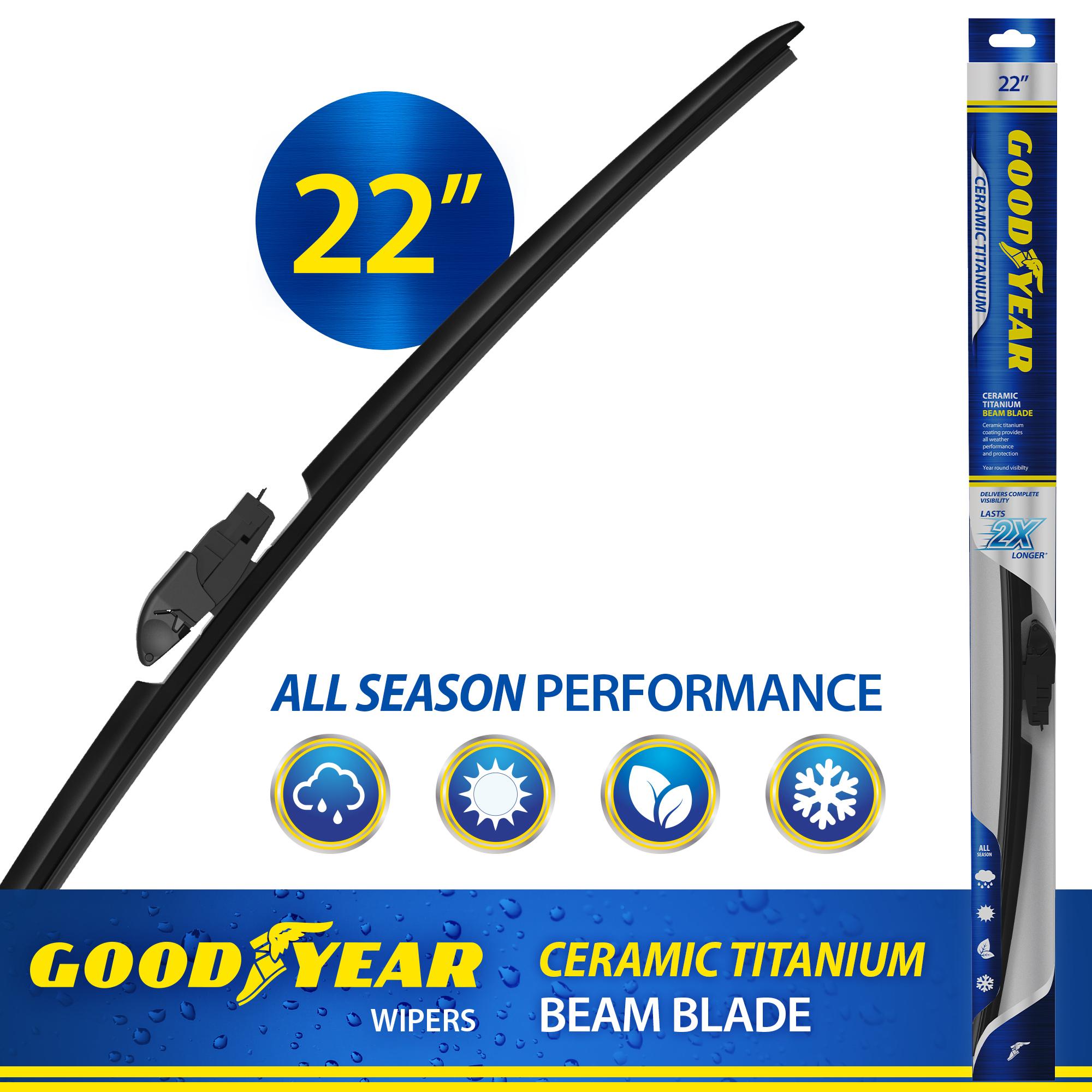 Goodyear Blades CERAMIC TITANIUM 22 in Wiper Blade GYC22 | AutoZone