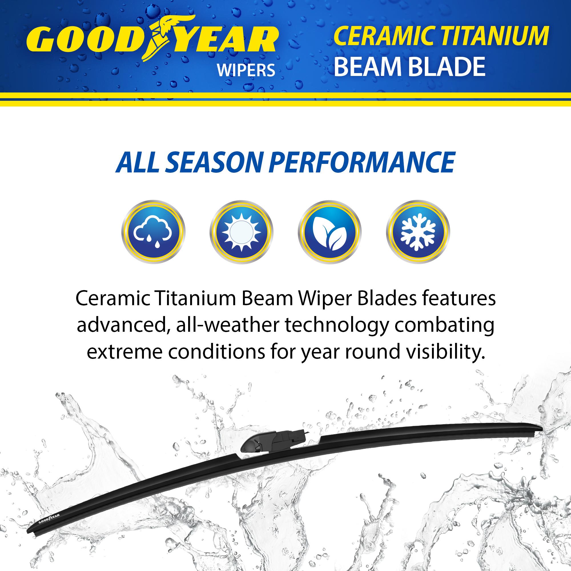 Goodyear Blades CERAMIC TITANIUM 22 in Wiper Blade GYC22 | AutoZone